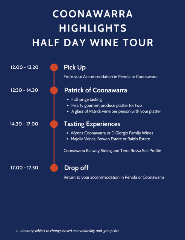 Coonawarra Wineries and Local Sights in 1 Day